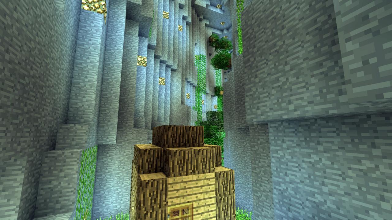 Madlands: Underground Biome Tunnel in survival Minecraft Map