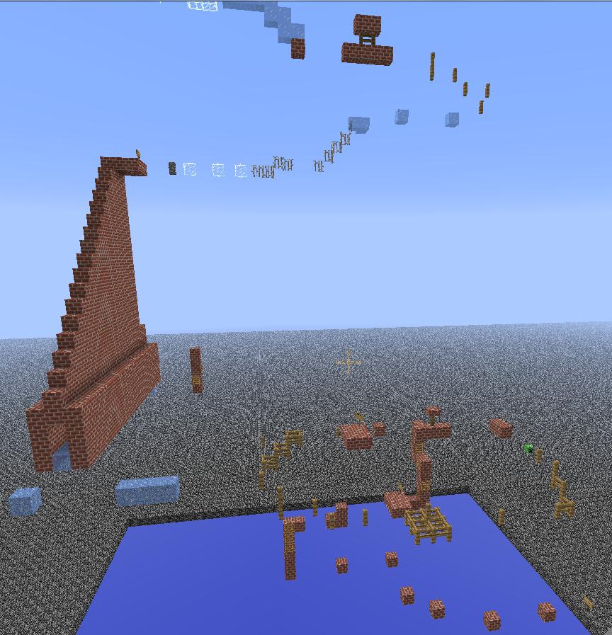 Infinite Parkour Minecraft Map