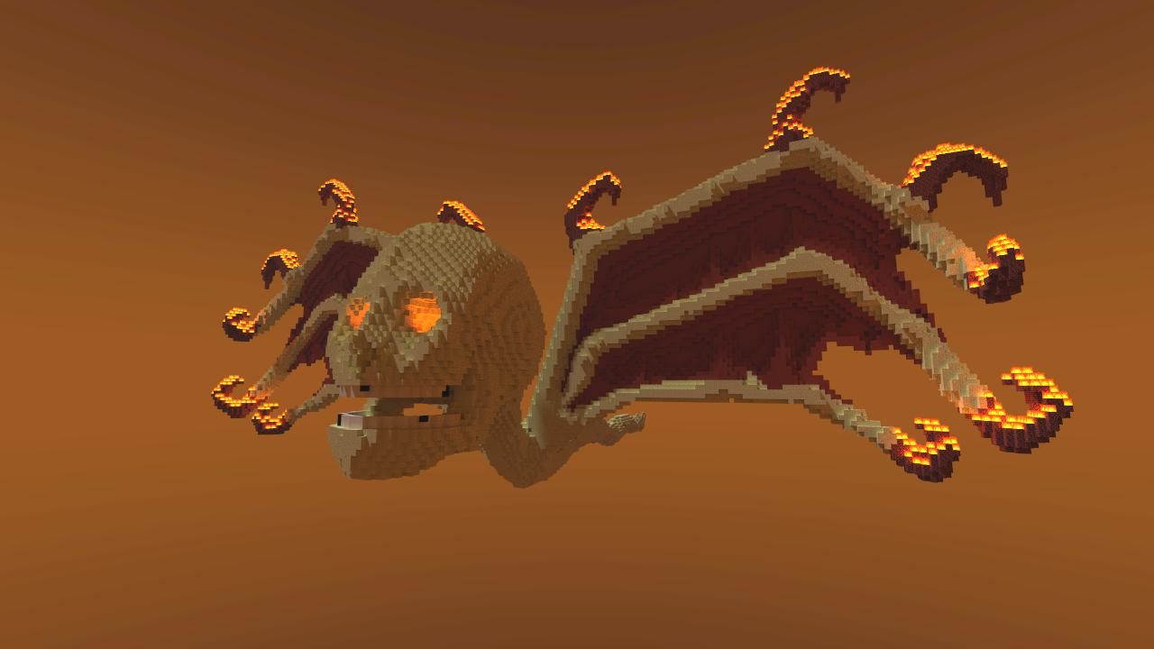 Skull Demon - MCedit Schematic. Minecraft Project
