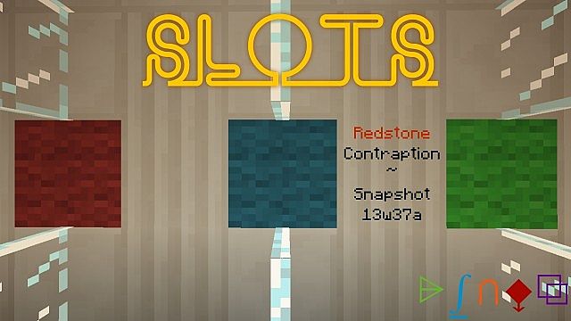 Slot Machine in MC ~ Snapshot 13w37a Minecraft Map