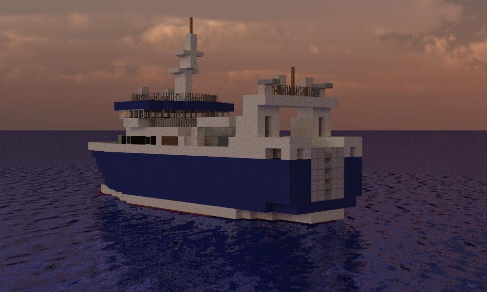 Arctic Sun - Fishing Trawler Minecraft Map