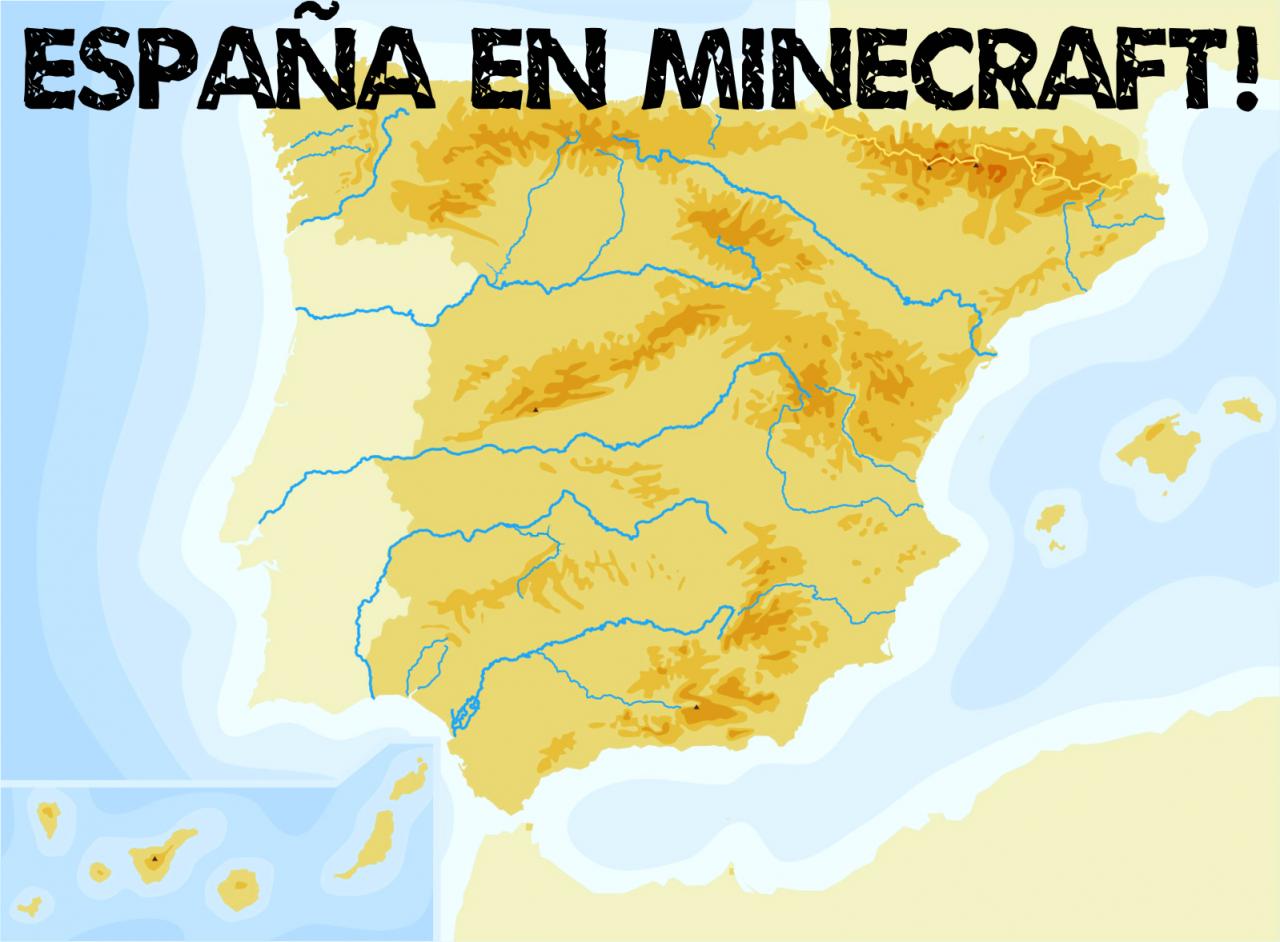 Peninsula Iberica v1 Minecraft Map