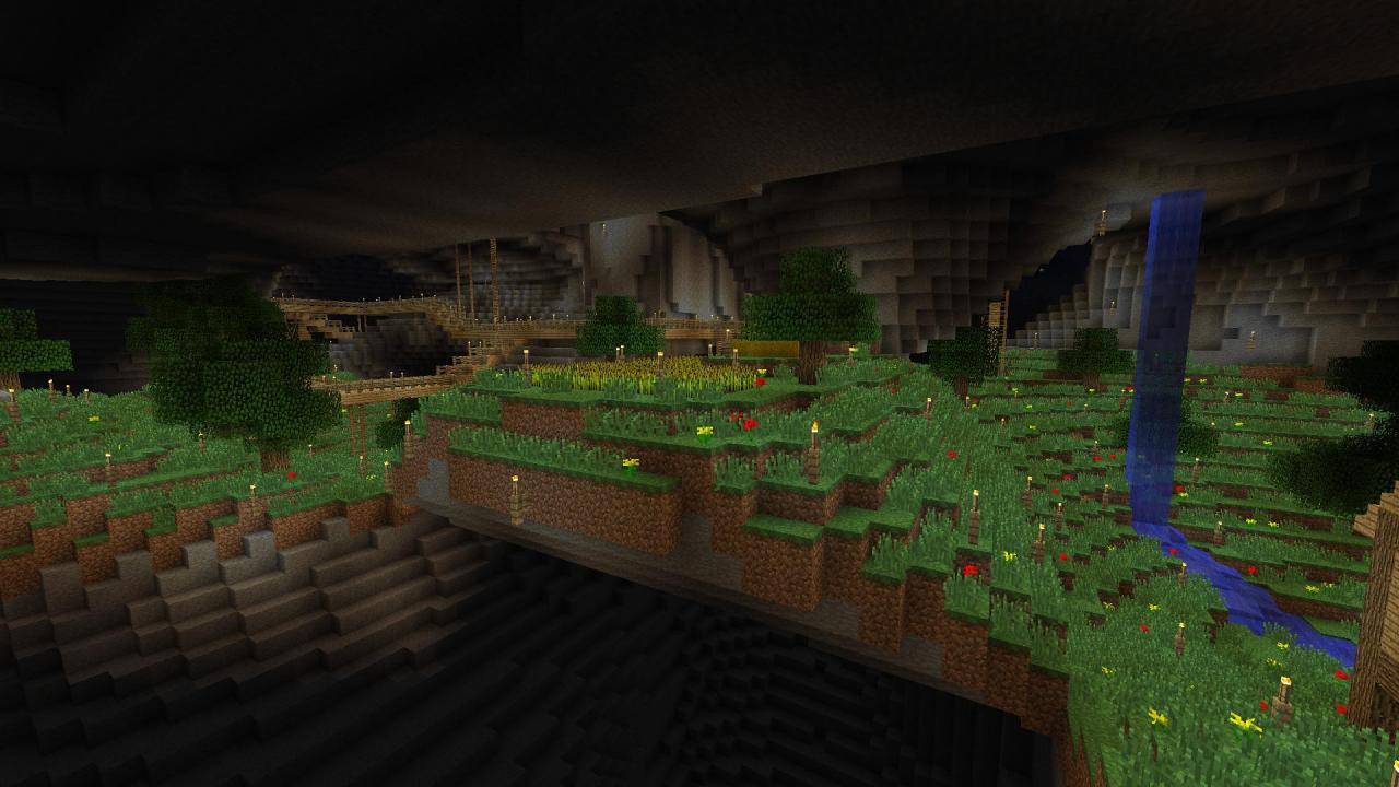 Underground World Minecraft Map