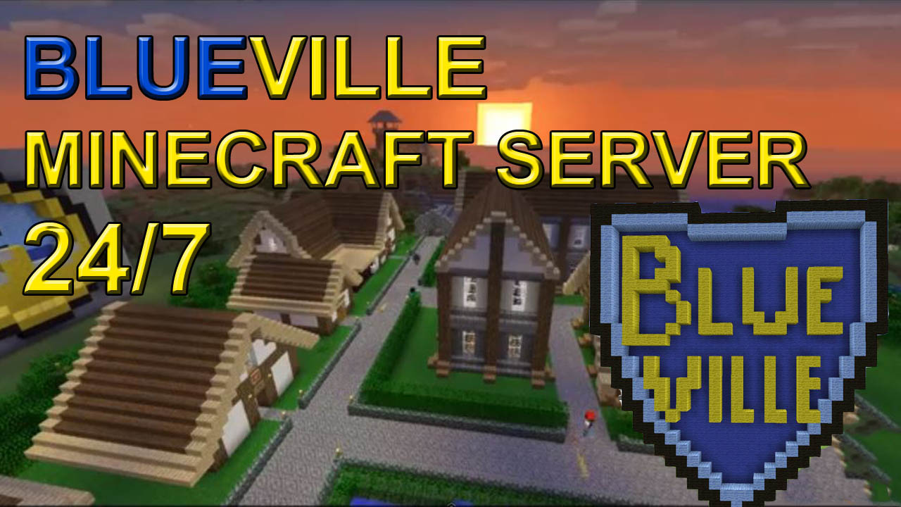 Blueville Minecraftserver 24/7 Minecraft Server