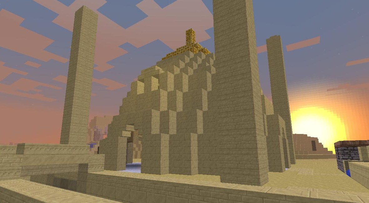 Desert City [Creation] 1.6.2 WIP 40% Minecraft Map