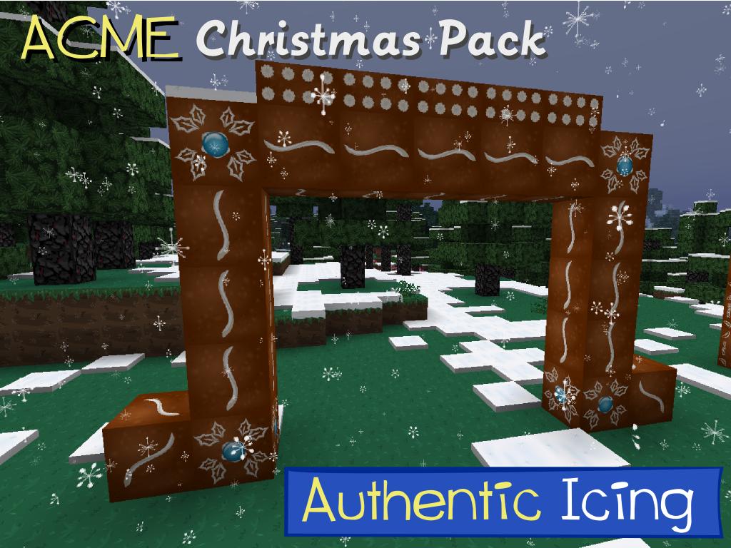 ACME Gingerbread Kit 128x Minecraft Texture Pack