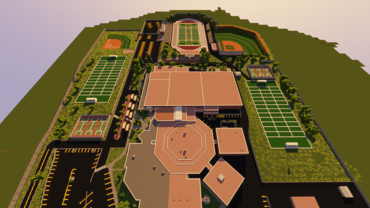 Harrison High School Build Minecraft Map