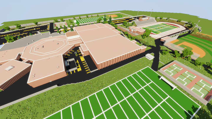 Harrison High School Build Minecraft Map