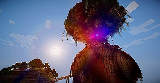 God Tree on Floating islands Minecraft Map