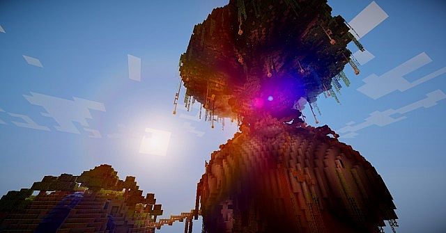 God Tree on Floating islands Minecraft Map