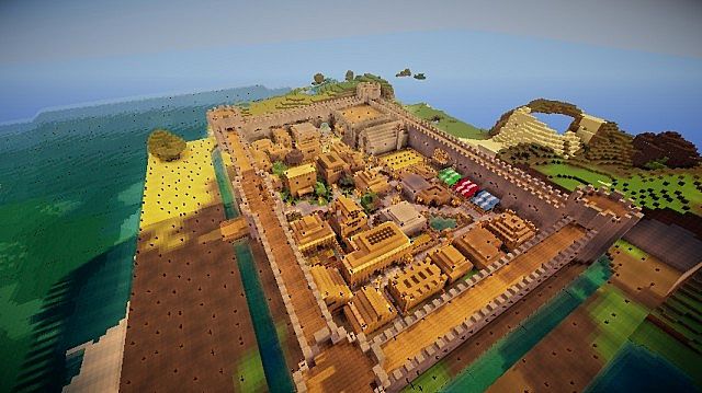 The Castello Epic Village Project Minecraft Map