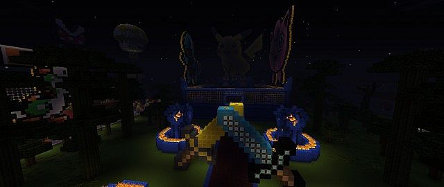 Pokemon themed PVP arena Minecraft Map