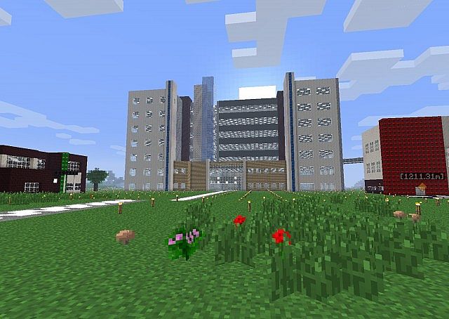 Modern building complex Minecraft Map