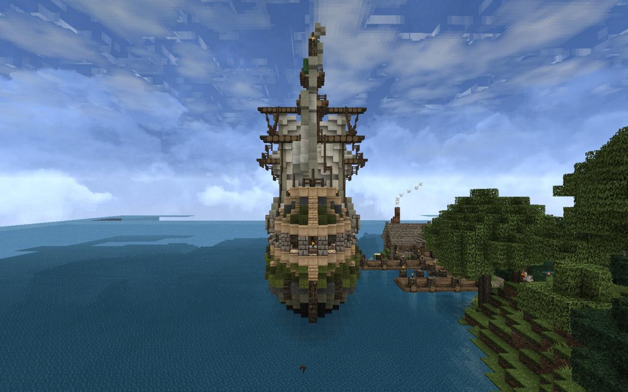 18th-Century ~Woodland Ship~ (MadeUp) Minecraft Map