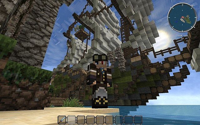 18th-Century ~Woodland Ship~ (MadeUp) Minecraft Map