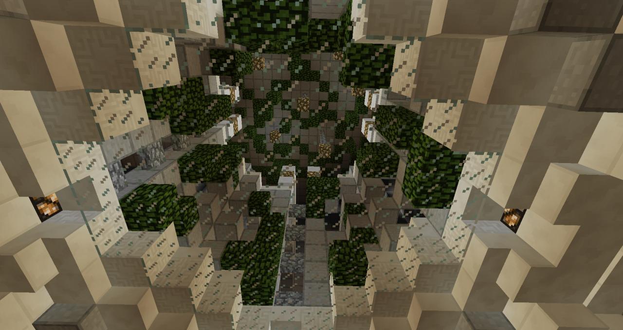 Simple Quartz Hub Minecraft Map
