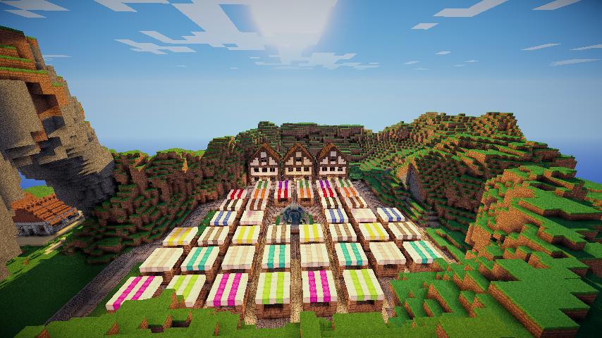 Weltshire Market - Medieval Marketplace Minecraft Map