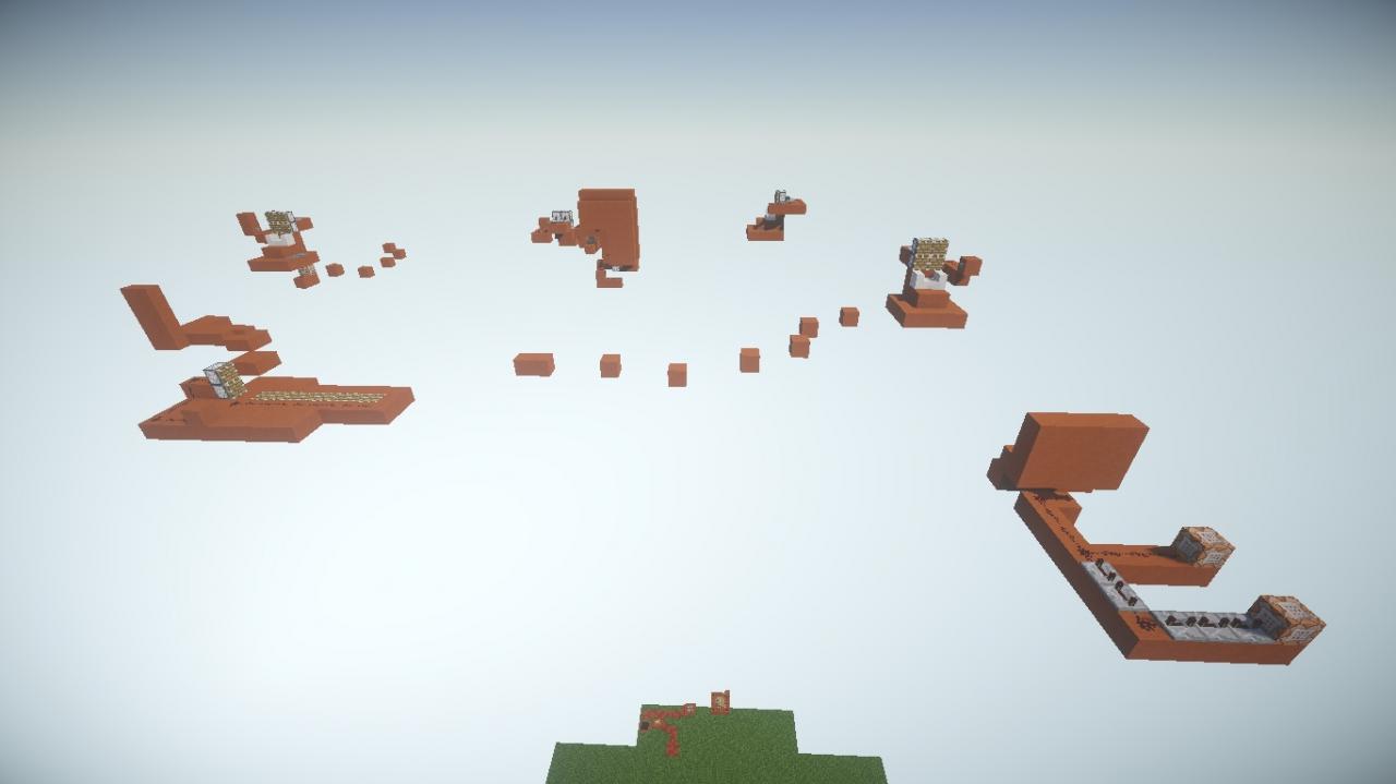 Gravity Dash, a Multiplayer Mini-Game! Minecraft Map