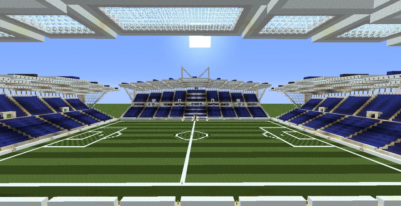 New Football Stadium (Own Design) Minecraft Map