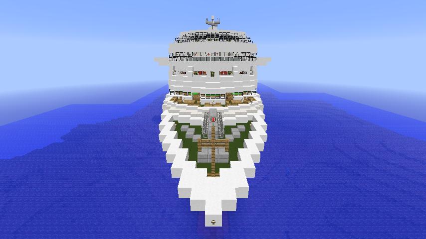 THE RAY- A Minecraft Cruise Ship (Finished, At Sea) Minecraft Map