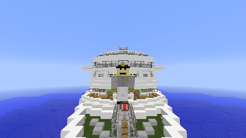 THE RAY- A Minecraft Cruise Ship (Finished, At Sea) Minecraft Map