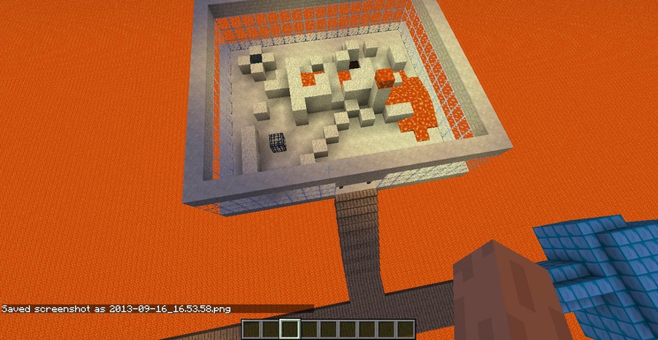 My lava survival mob arena fight Minecraft Map