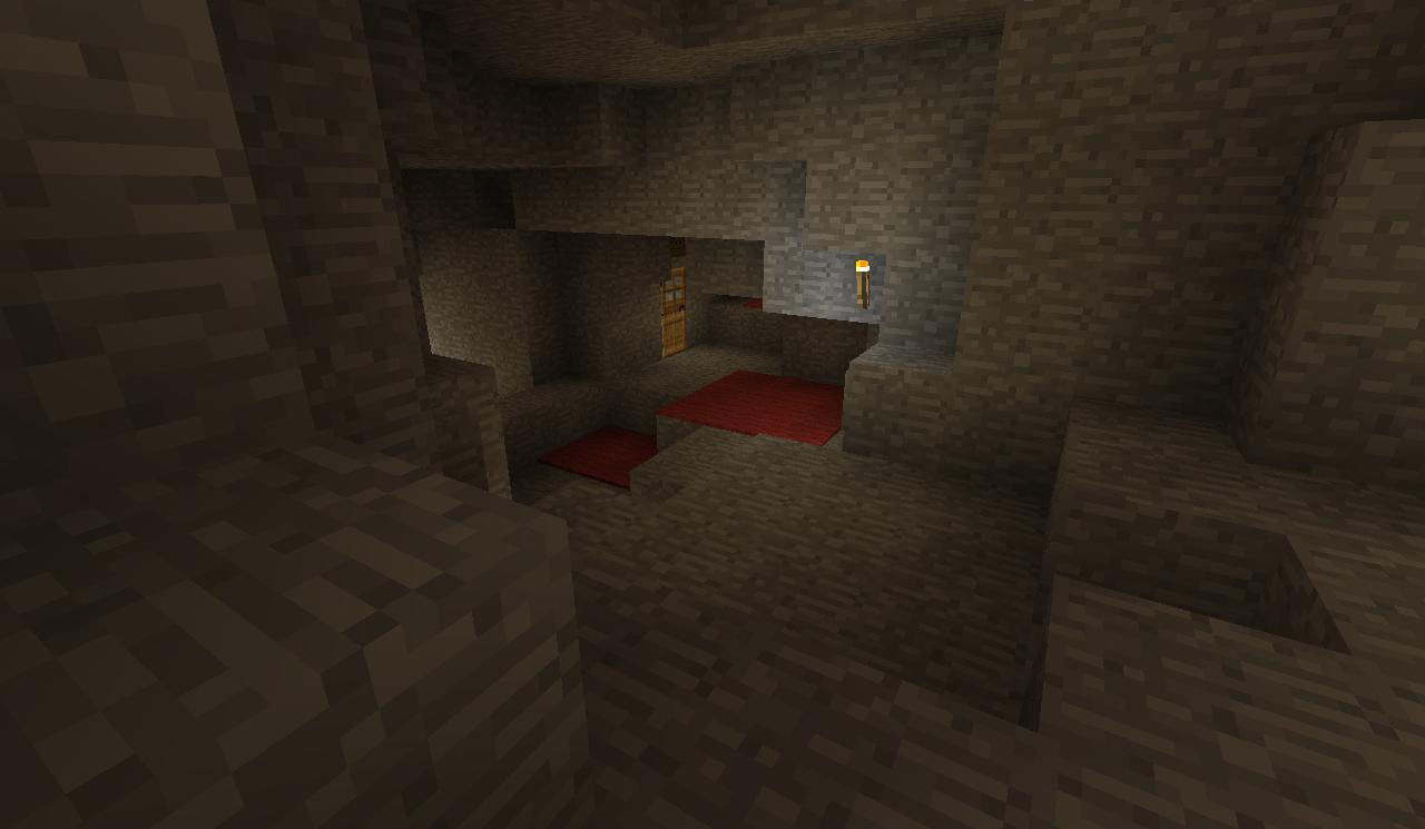 Cave Town ( Story Based Structure ) Minecraft Map