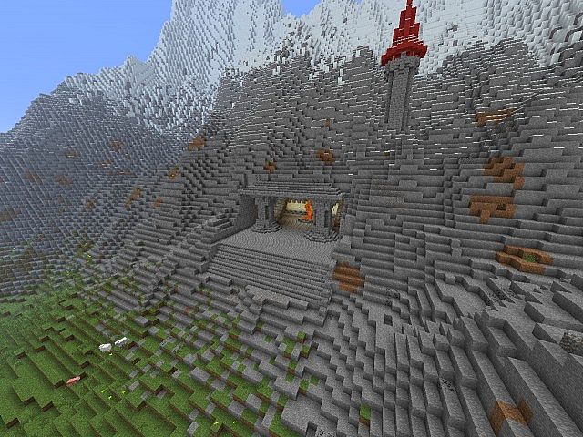 Sand Dwarven Stronghold Minecraft Map