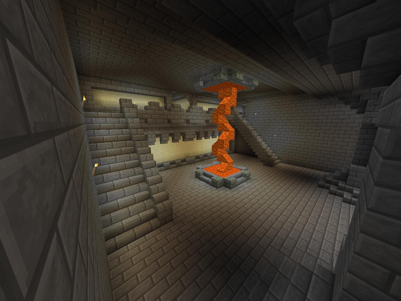 Sand Dwarven Stronghold Minecraft Map