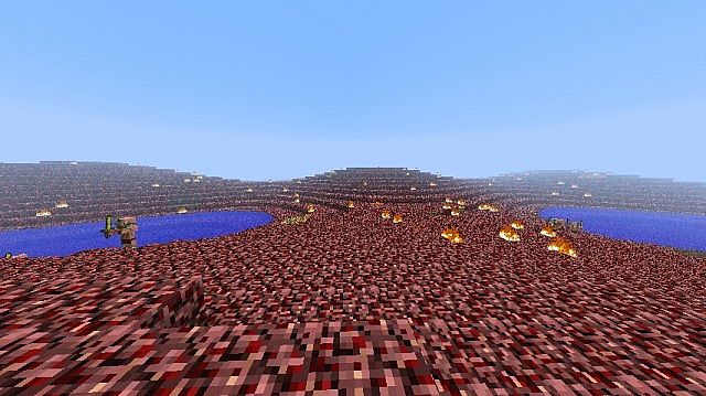 Nether Island Survival Minecraft Map