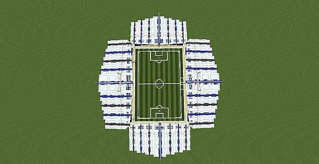 New Football Stadium (Own Design) Minecraft Map