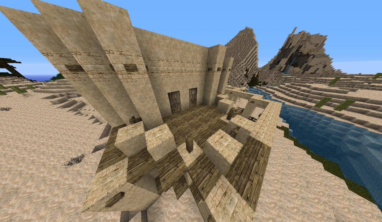 Desert House Minecraft Map