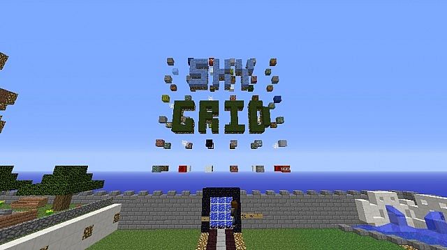 skygrid portall Minecraft Map