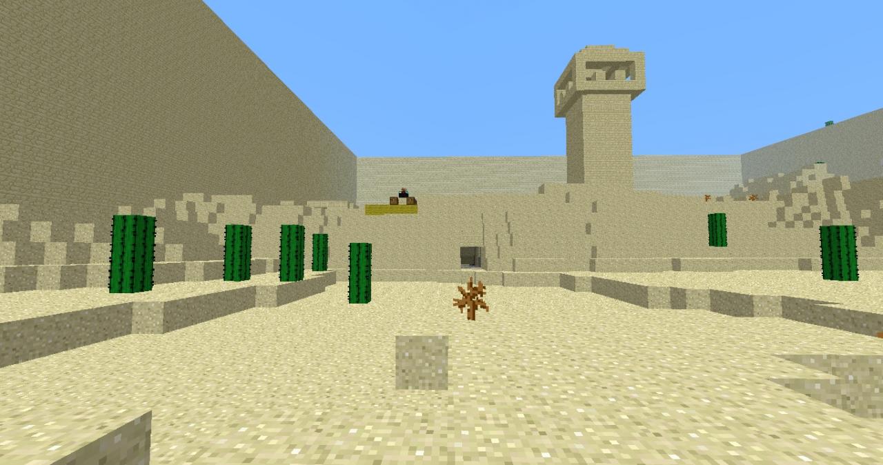 Sand Hungergames Arena Minecraft Map