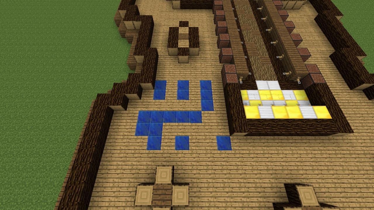 Playable Bass guitar in Minecarft Minecraft Map