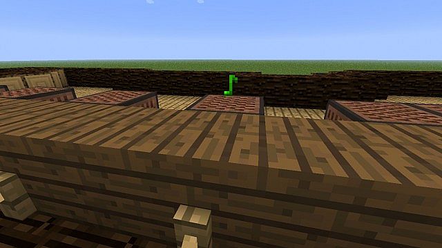 Playable Bass guitar in Minecarft Minecraft Map