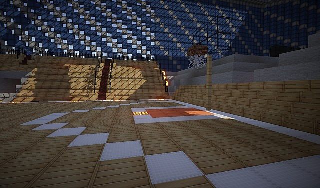 Huge Basketball Stadium/Arena Minecraft Map