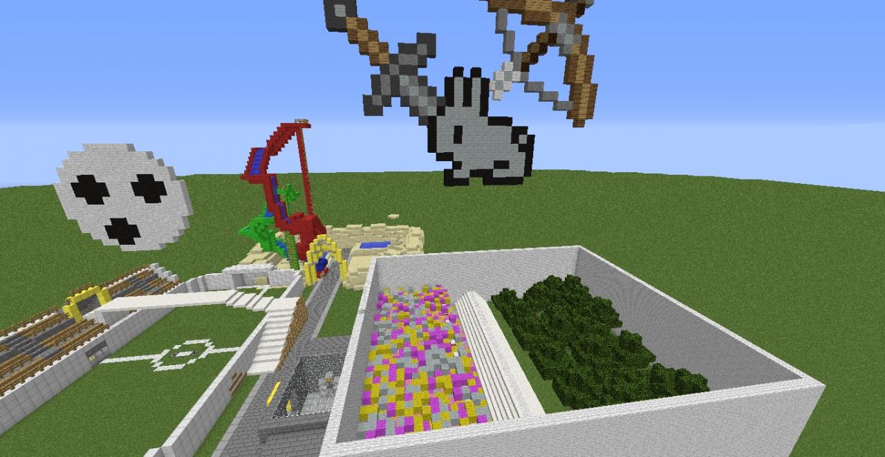 Mini Game theme park Minecraft Map