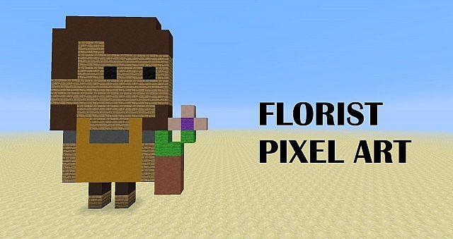 Florist :: Pixel Art Minecraft Map