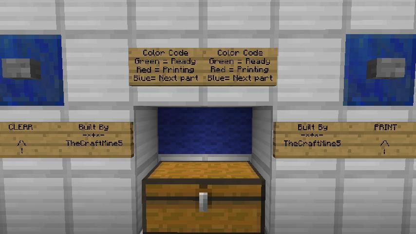 Minecraft Printer! Minecraft Map