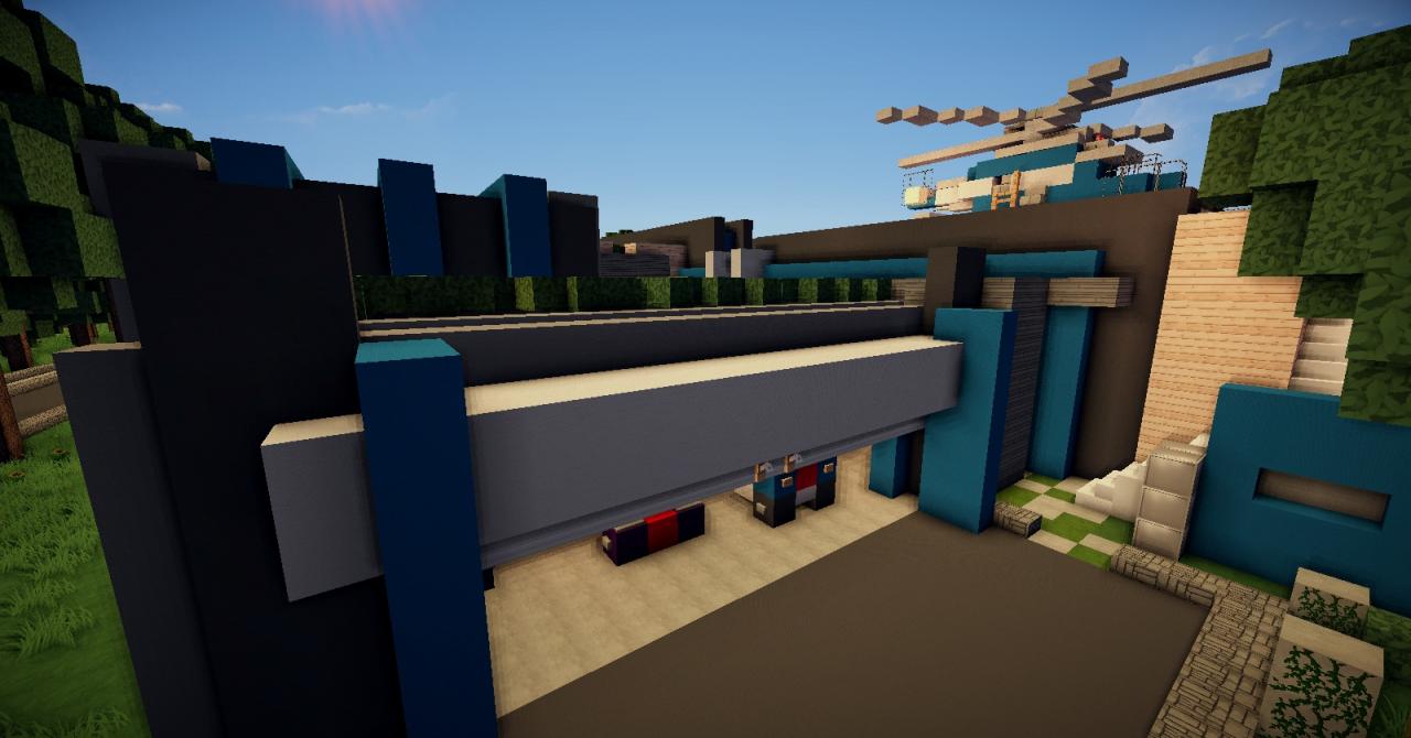 Moderne police office Minecraft Map