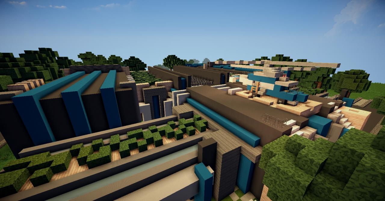 Moderne police office Minecraft Map