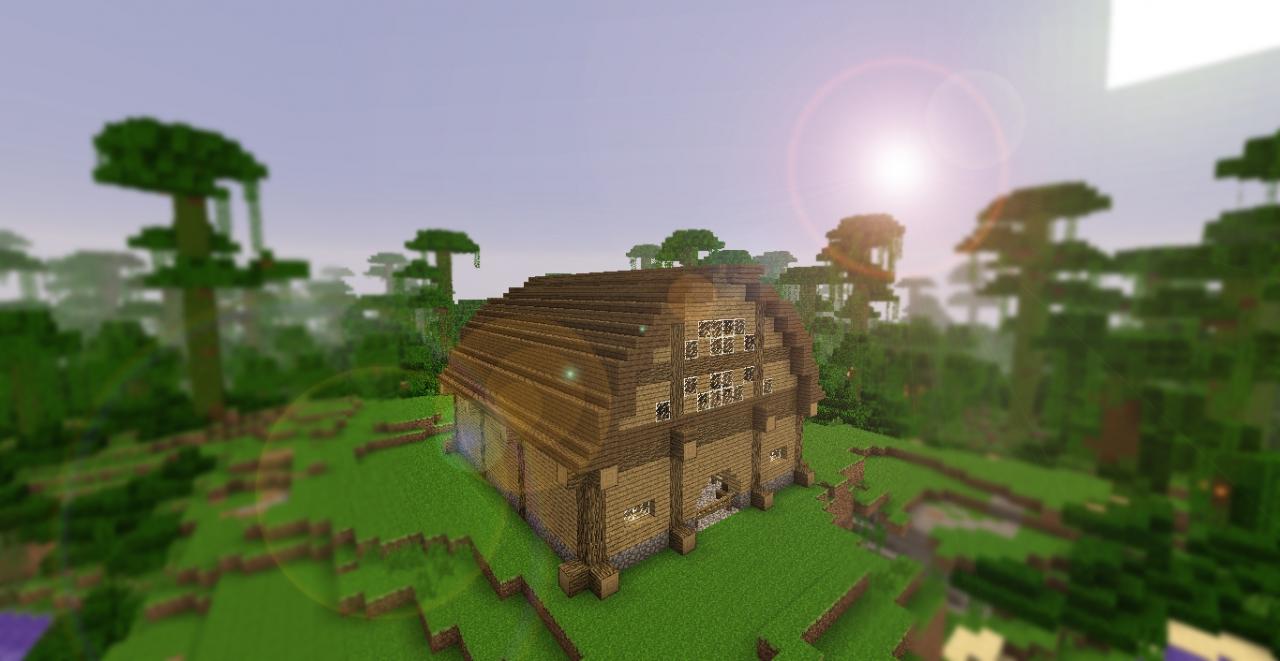 Sick Barn! Great Detail! シ Minecraft Map