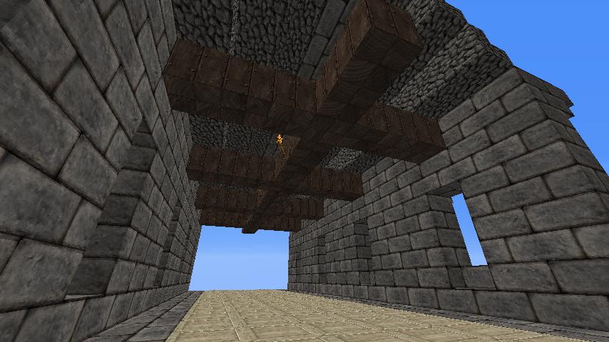 Medieval wall Minecraft Map