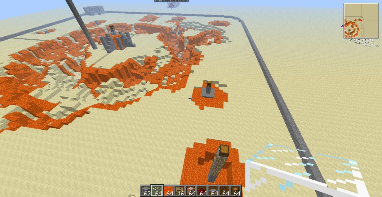 AWESOME MINI GAME FOUR CORNERS Minecraft Map