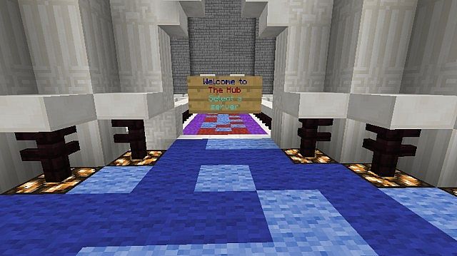 Hub server spawn OUTDATED Minecraft Map