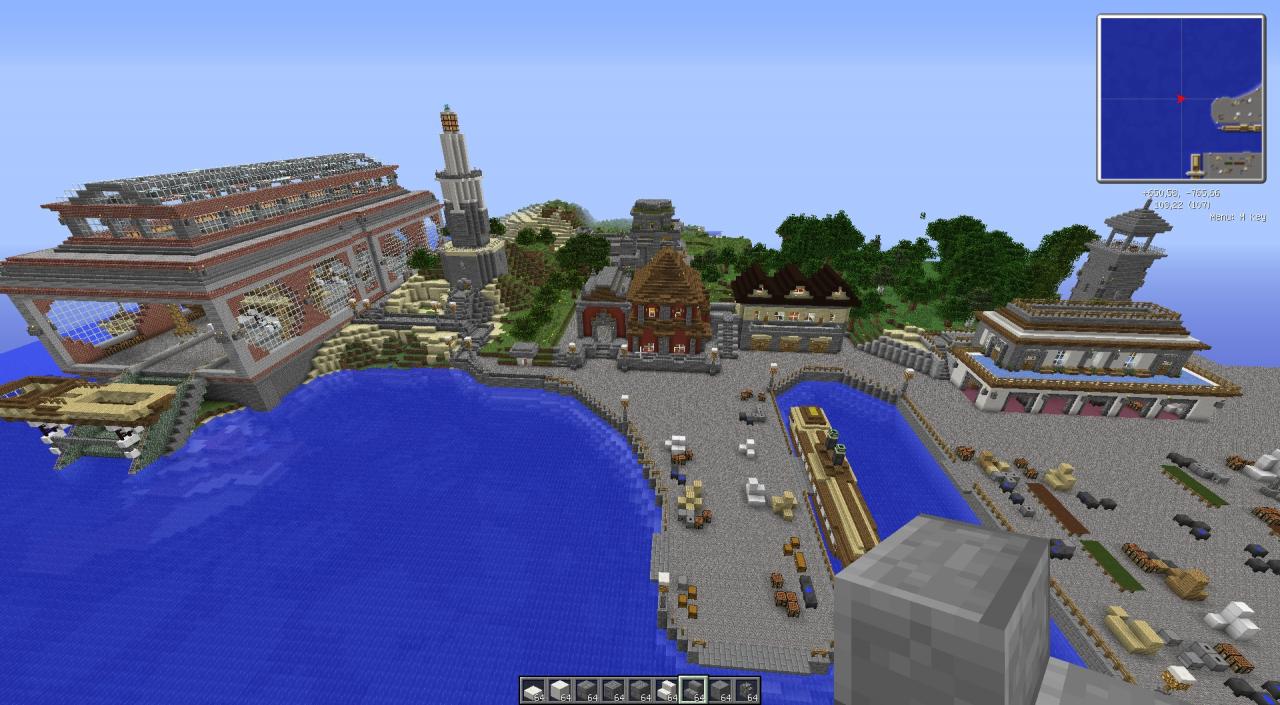 My first Port (As map for server) Minecraft Map