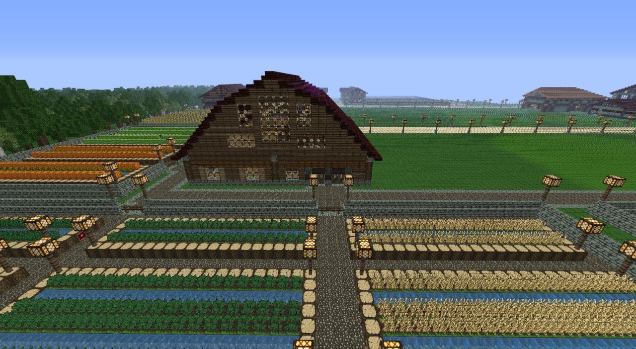 Barn & Farm Market Minecraft Map