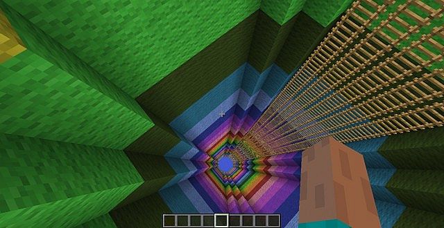 Rainbow slide Minecraft Map