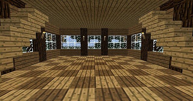 Large Swedish Log House Minecraft Map